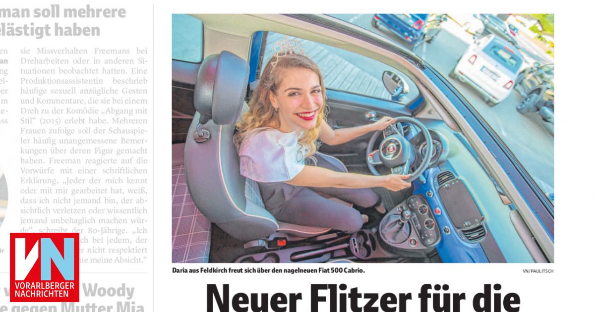 Neuer Flitzer für die Schönheitskönigin - Vorarlberger Nachrichten | VN.AT